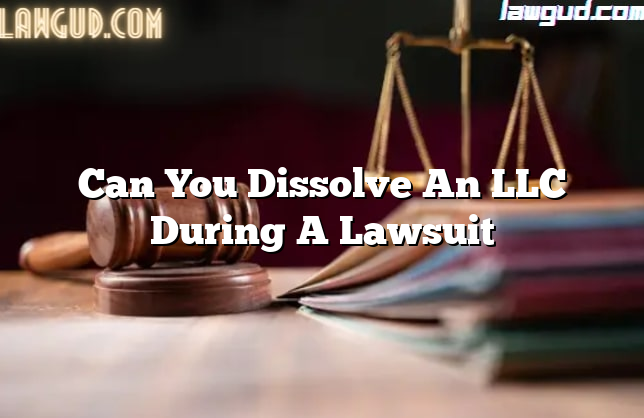 Can You Dissolve An LLC During A Lawsuit [Updated] - LawGud