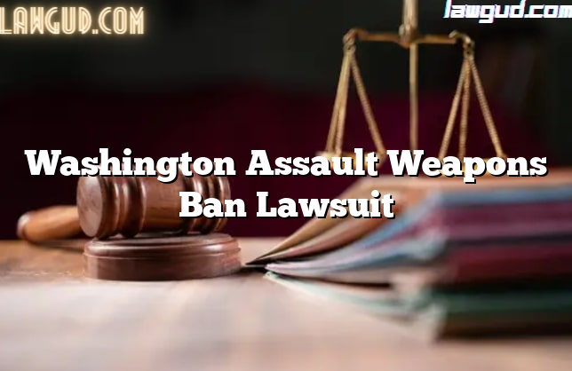 Washington Assault Weapons Ban Lawsuit [Updated] - LawGud