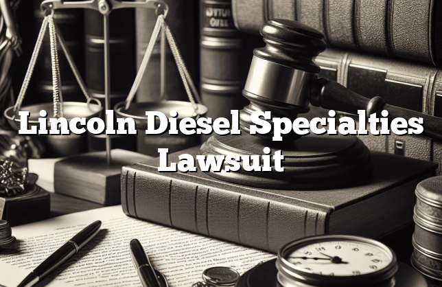 Lincoln Diesel Specialties Lawsuit [Updated] - LawGud