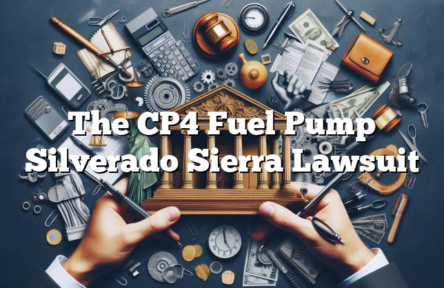 The CP4 Fuel Pump Silverado Sierra Lawsuit [Updated] - LawGud