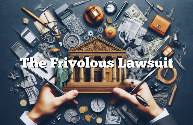 The Frivolous Lawsuit [Updated] - LawGud