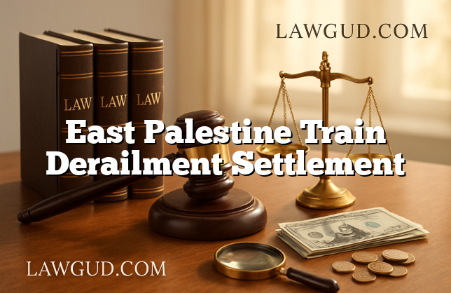 East Palestine Train Derailment Settlement - LawGud