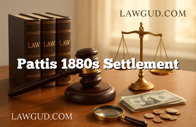 Pattis 1880s Settlement - LawGud