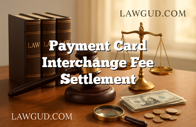 Payment Card Interchange Fee Settlement - LawGud