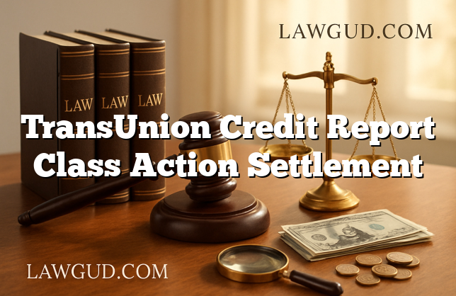 TransUnion Credit Report Class Action Settlement - LawGud